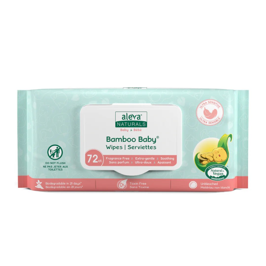 aleva NATURALS - Sensitive Wipes 72 Count | Macklem's Canada