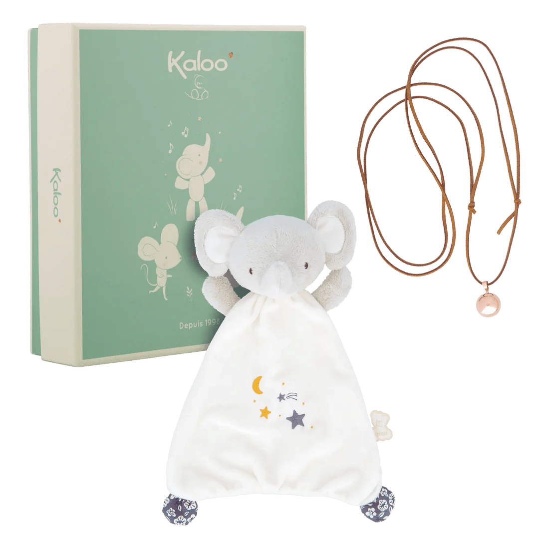 Kaloo Doudou Bola Elephant Gift Box - Adorable Plush