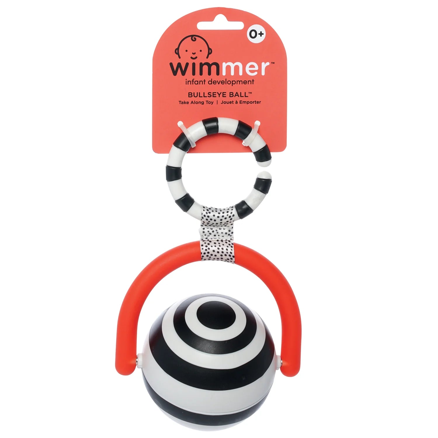 Manhattan Toy Wimmer Bullseye Ball - Colorful Infant Toy