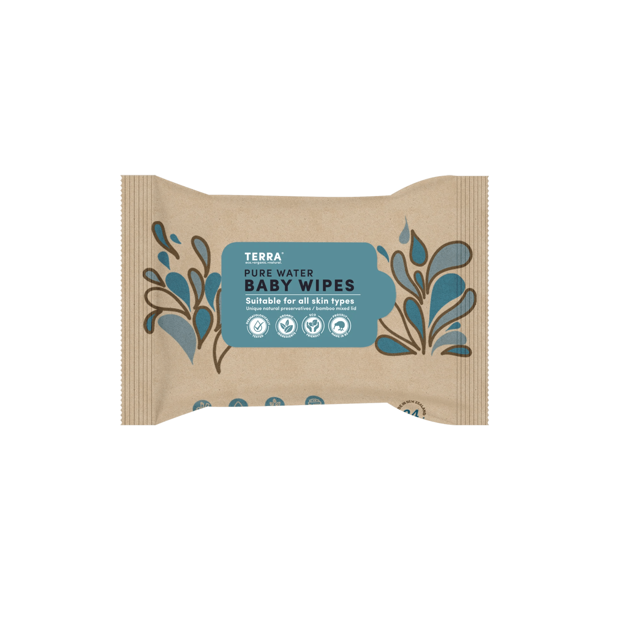 Terra Baby Wipes 24 Pk NZ Water | Macklem's Canada