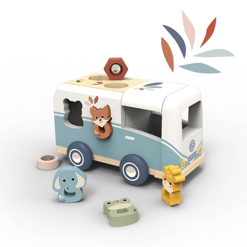 Speedy Monkey Van Shape Sorter - Fun Baby Activity Toy
